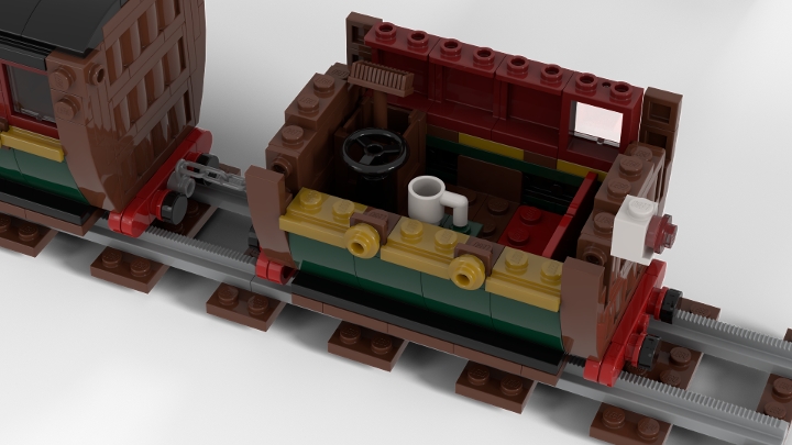 Narrow Gauge Steam Train from BrickLink Studio [BrickLink]