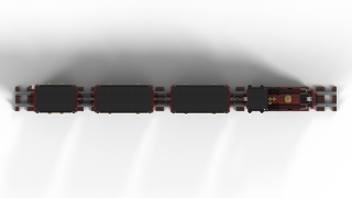Narrow Gauge Steam Train from BrickLink Studio [BrickLink]
