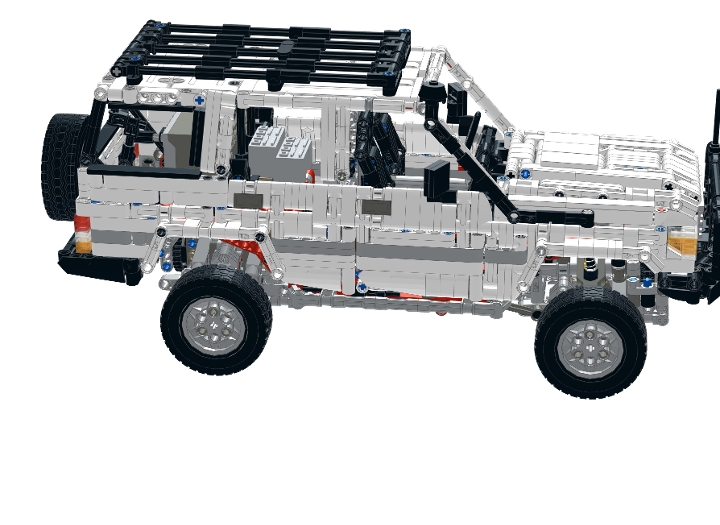Kevin Moo Toyota Land Cruiser 79 series from BrickLink Studio [BrickLink]