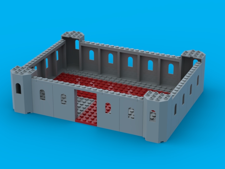 small castle from BrickLink Studio [BrickLink]