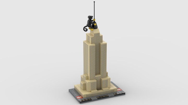 Baby King Kong from BrickLink Studio [BrickLink]