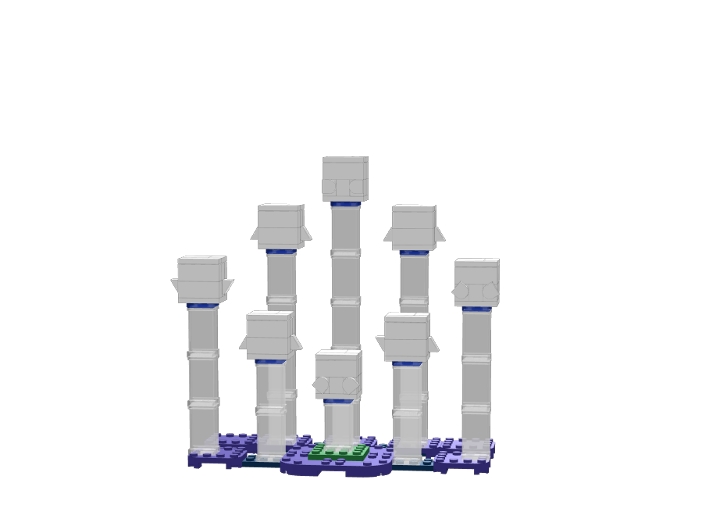 Mario lego Boo-Circle from BrickLink Studio [BrickLink]