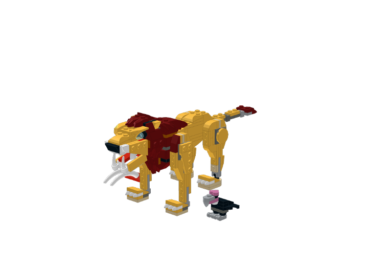 LEGO CREATOR 31112 Wild Lion from BrickLink Studio [BrickLink]
