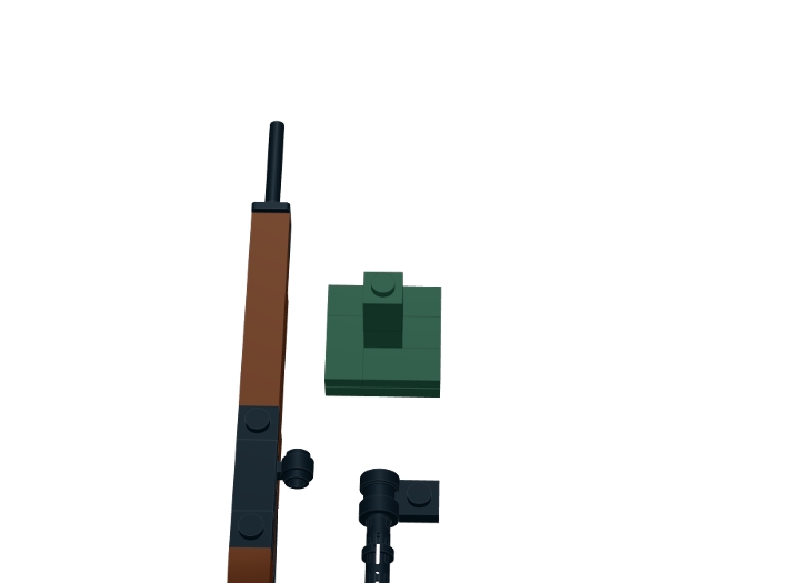 M1_Garand_LEGO from BrickLink Studio [BrickLink]