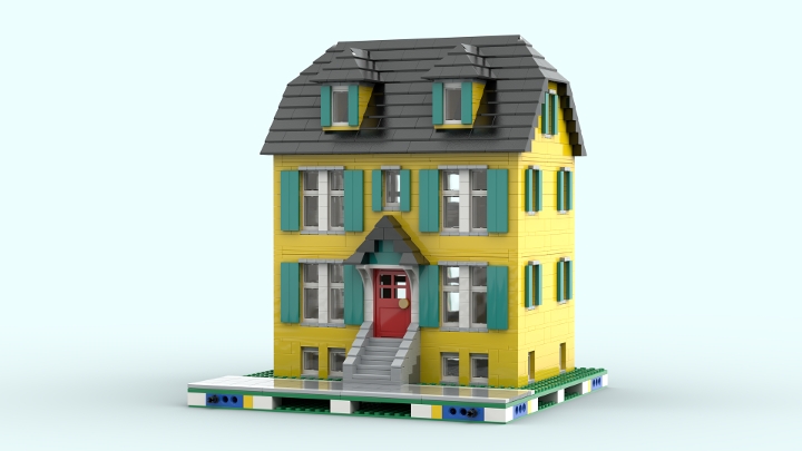 Little Yellow House from BrickLink Studio [BrickLink]
