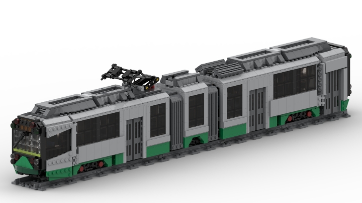 MBTA Green Line from BrickLink Studio [BrickLink]