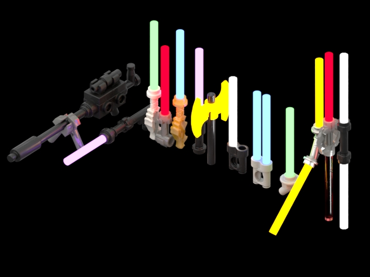 weapons (series) from BrickLink Studio [BrickLink]