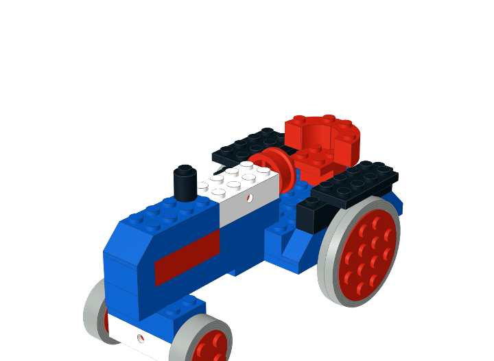 Farm Tractor 316-2 from BrickLink Studio [BrickLink]