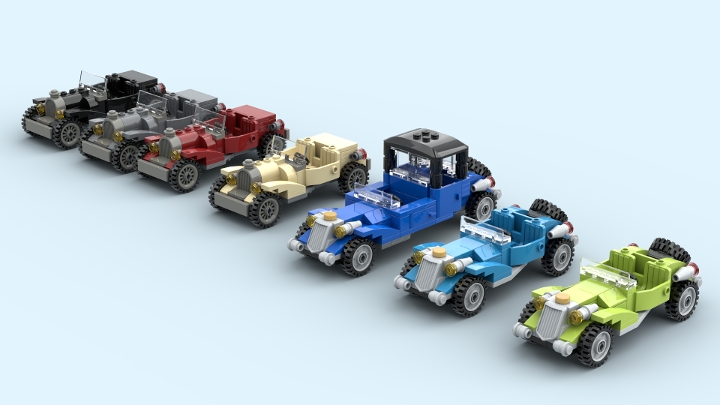 Classic Cars from BrickLink Studio [BrickLink]
