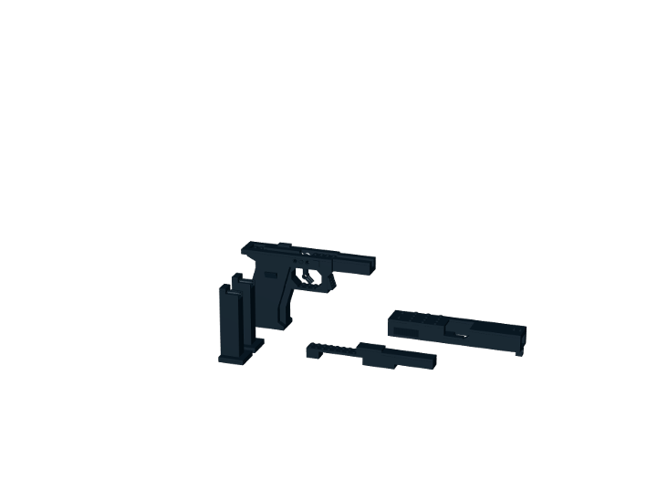 Glock 19 from BrickLink Studio [BrickLink]