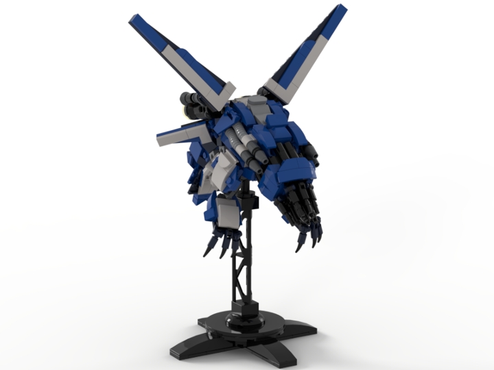 Basilisk with stand from BrickLink Studio [BrickLink]