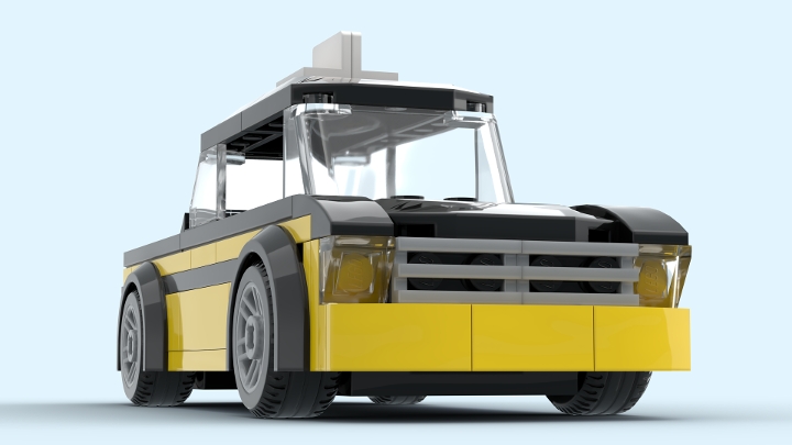Taxi Cab from BrickLink Studio [BrickLink]