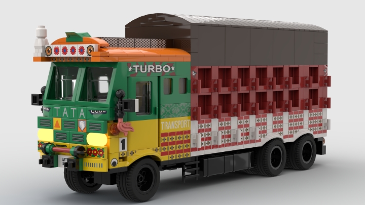 Tata truck from BrickLink Studio [BrickLink]