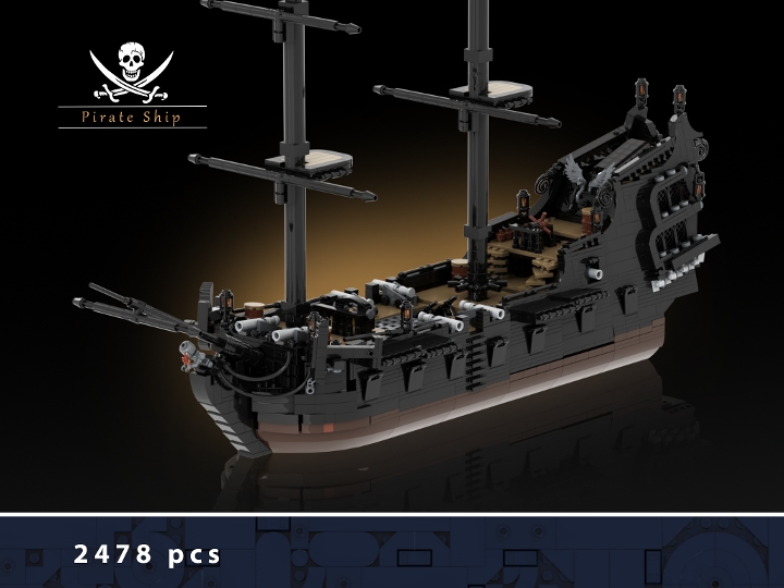 Pirate Ship from BrickLink Studio [BrickLink]
