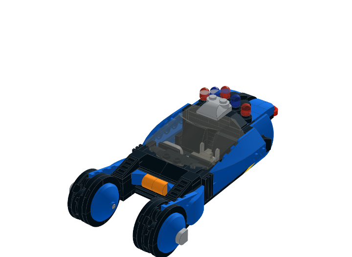 Blade Runner Spinner from BrickLink Studio [BrickLink]