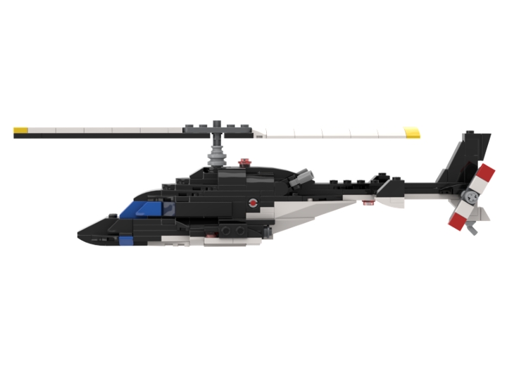 Airwolf (updated model) from BrickLink Studio [BrickLink]