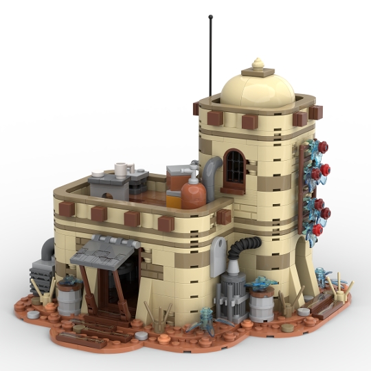 Sci-Fi Desert Workshop from BrickLink Studio [BrickLink]