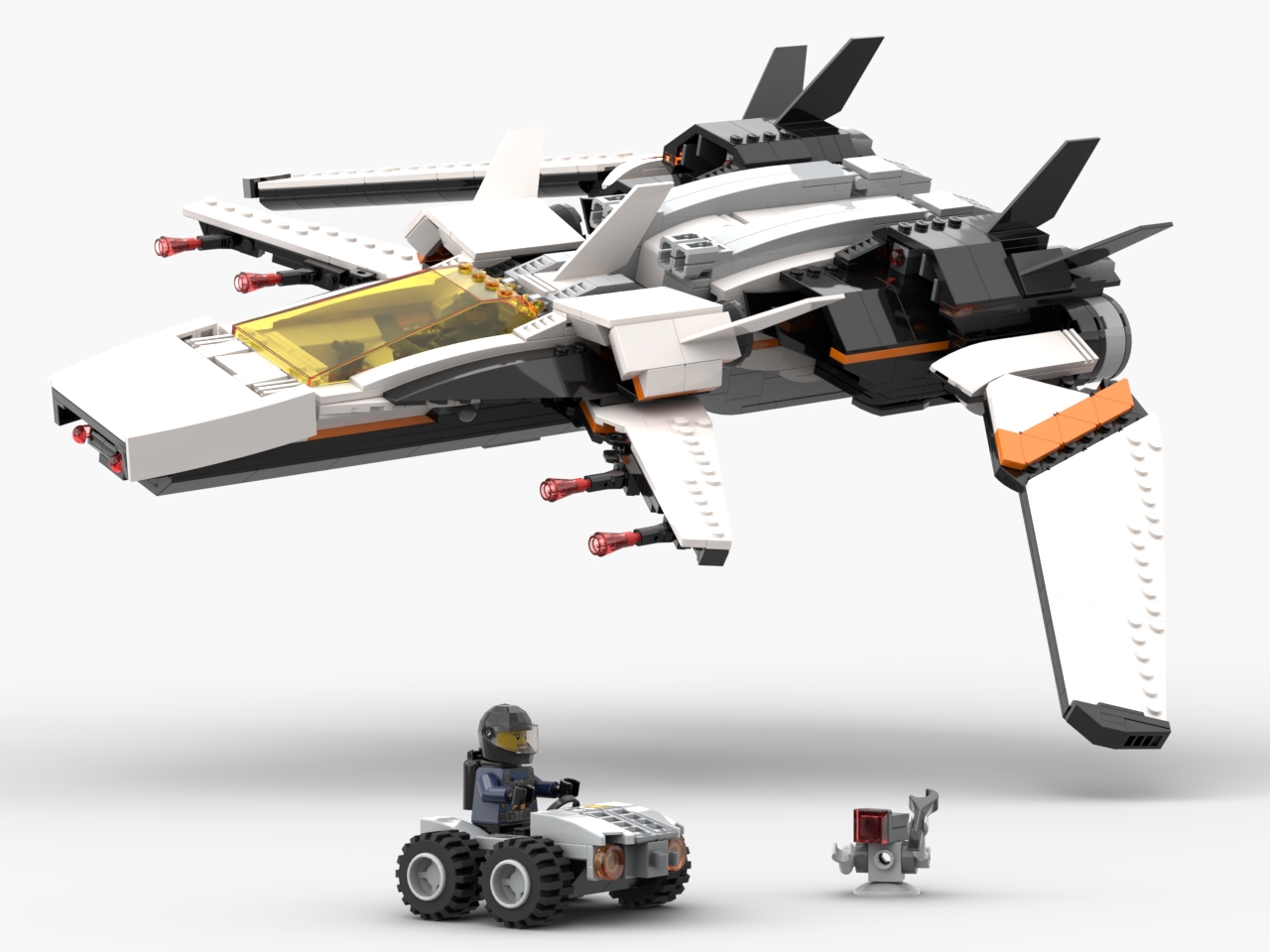 [Intergalactic Patroller Space Ship] [BrickLink]