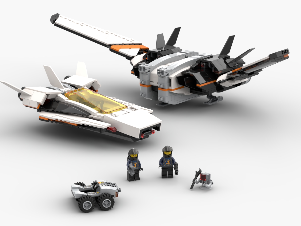 [Intergalactic Patroller Space Ship] [BrickLink]