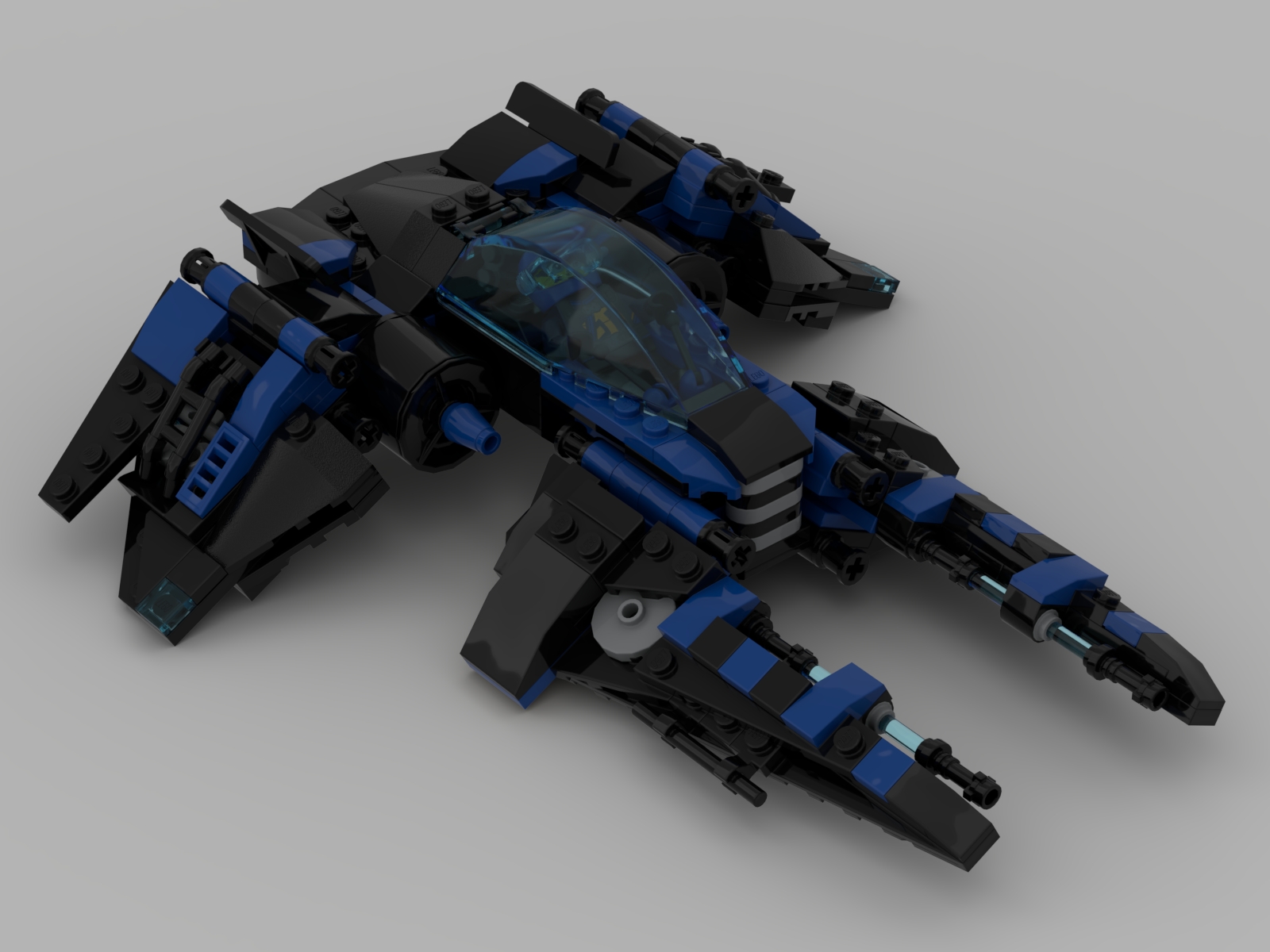 [Three Modular Spaceships] [BrickLink]