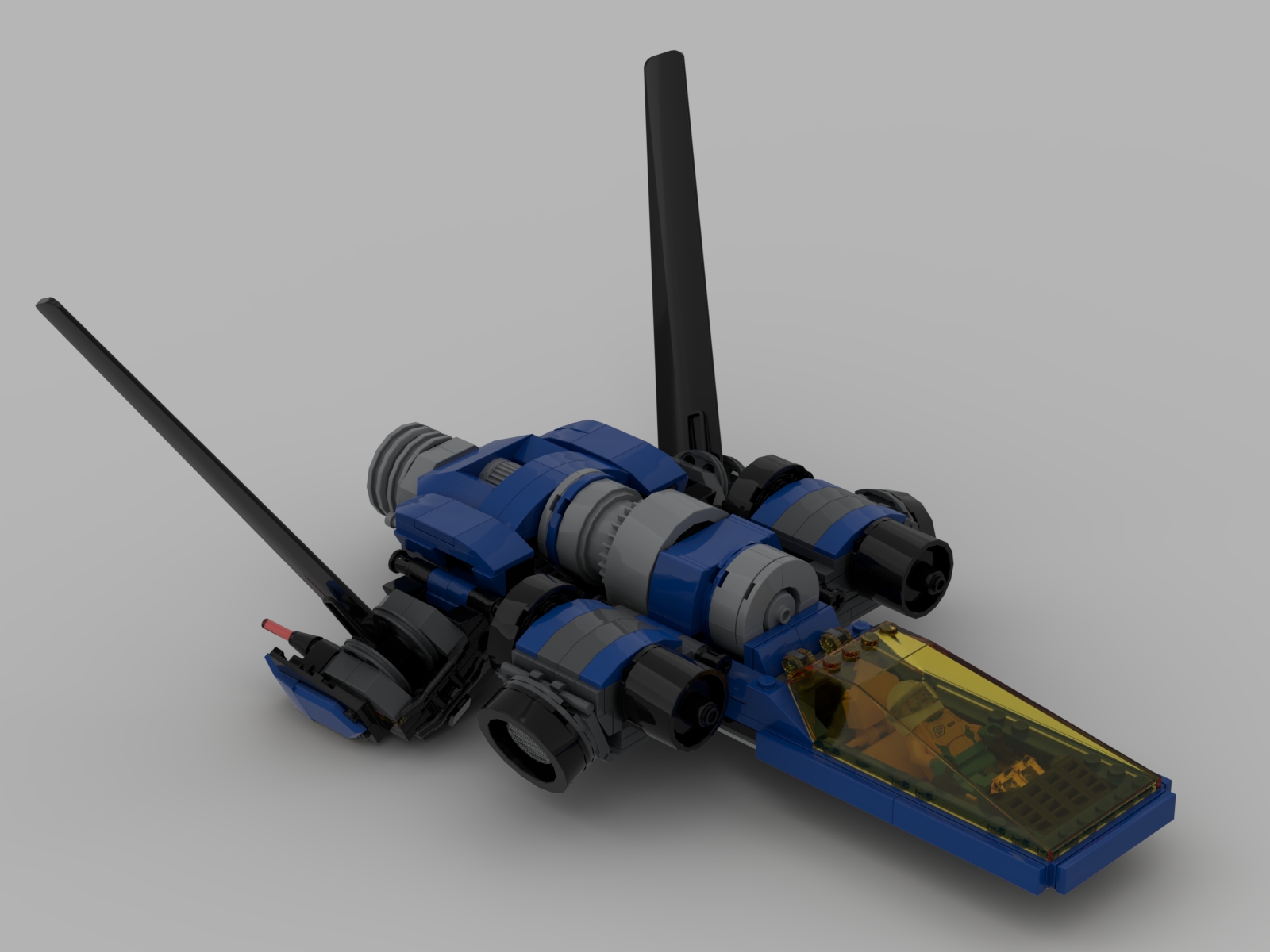 [Three Modular Spaceships] [BrickLink]