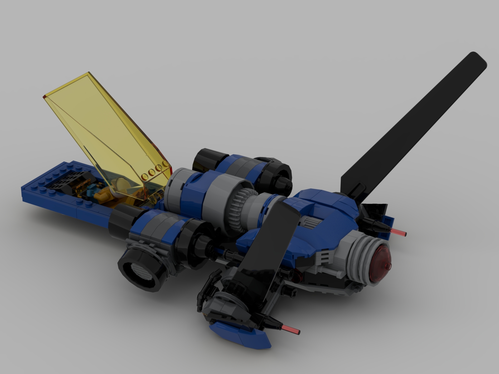 [Three Modular Spaceships] [BrickLink]
