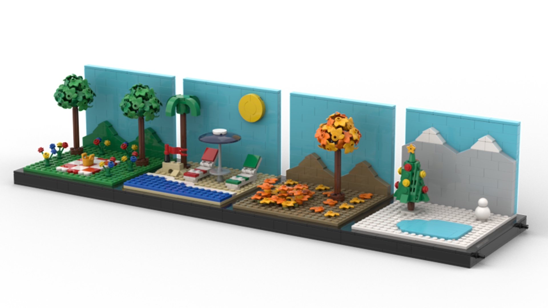 [Four Seasons Diorama] [BrickLink]