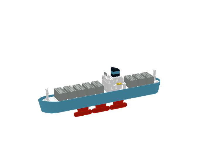 1650 Maersk Line Container Ship from BrickLink Studio [BrickLink]