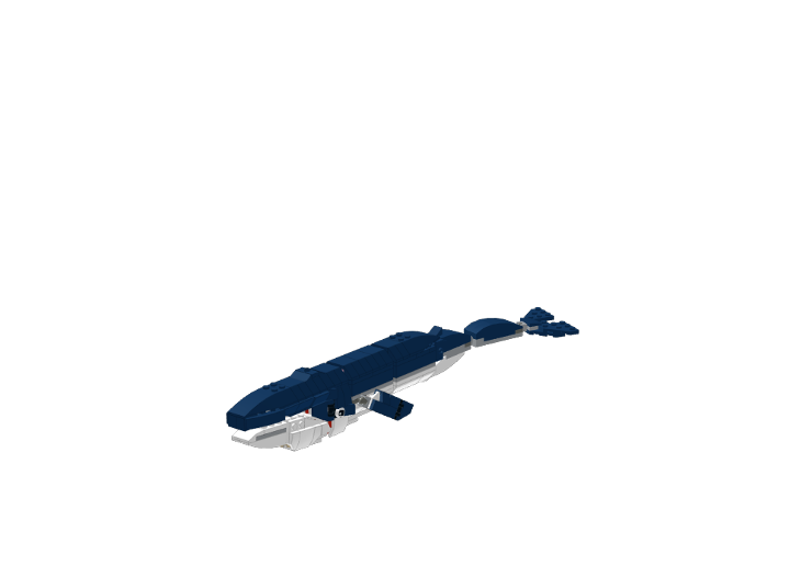31088-1 Deep Sea Creatures; Blue Whale from BrickLink Studio [BrickLink]