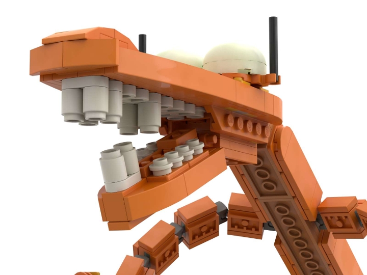 Orange Rainbow Friends by AAA from BrickLink Studio [BrickLink]