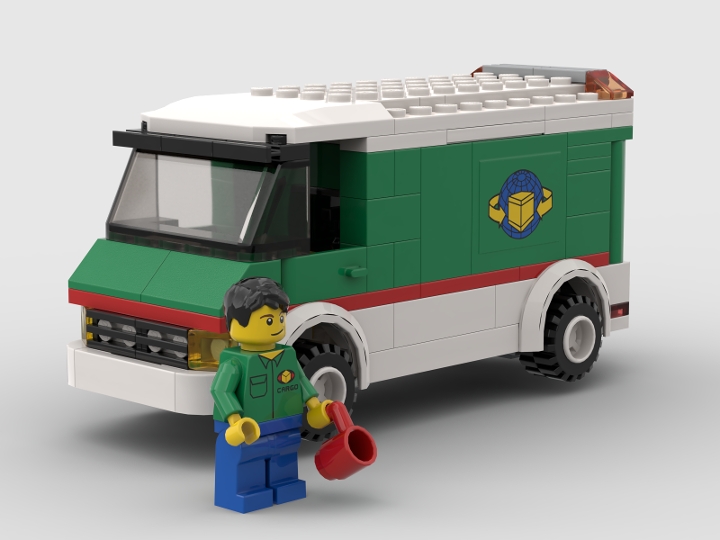 cargo van from BrickLink Studio [BrickLink]