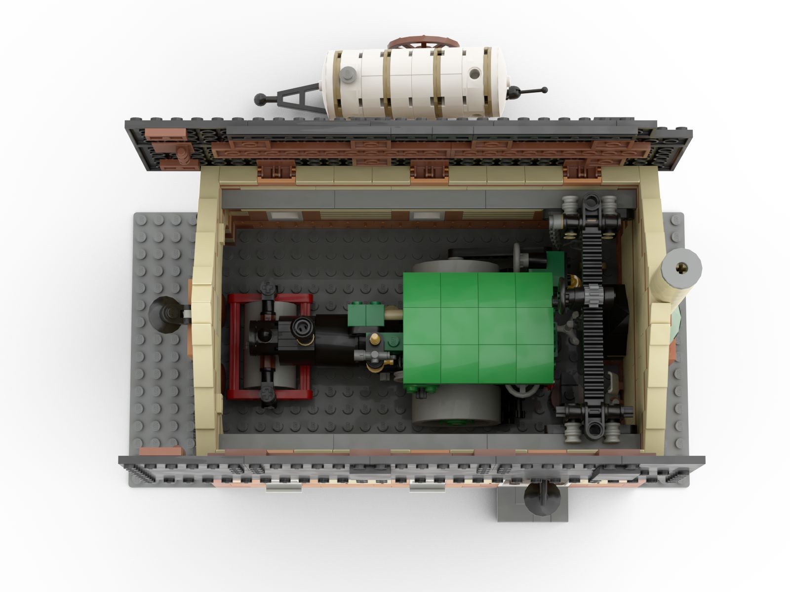 [Steam Roller with Workshop] [BrickLink]