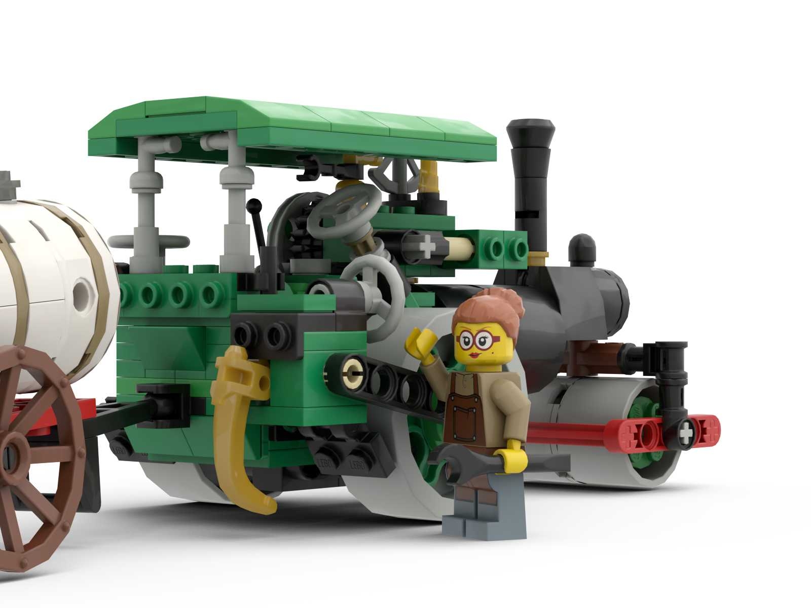 [Steam Roller with Workshop] [BrickLink]