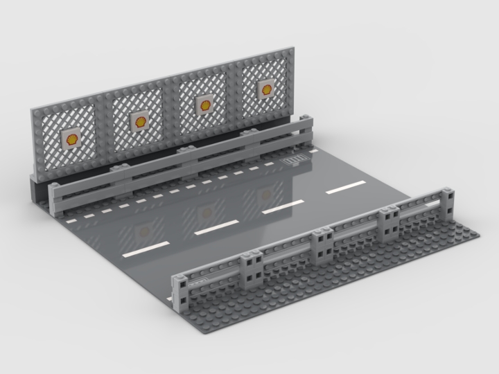 Street Circuit Race Track from BrickLink Studio [BrickLink]