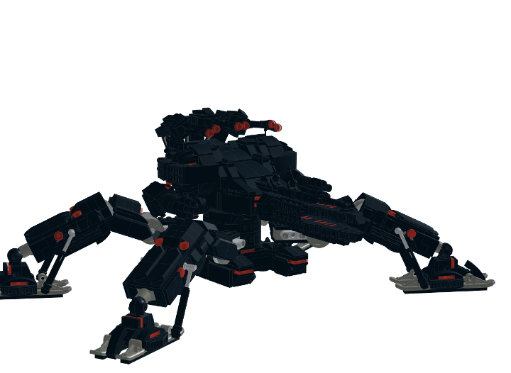 railgun mech 2.0 from BrickLink Studio [BrickLink]