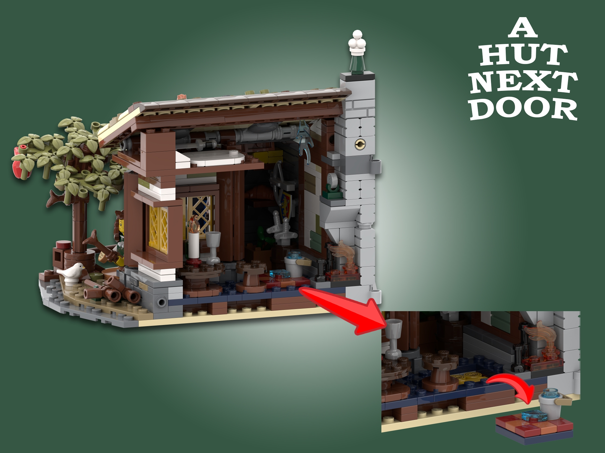 [A HUT NEXT DOOR] [BrickLink]