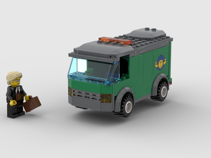 cargo van from BrickLink Studio [BrickLink]