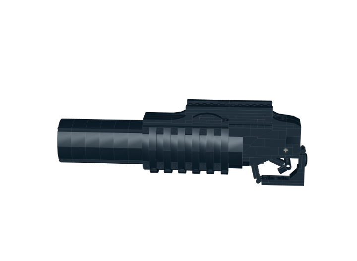 m203 grenade launcher from BrickLink Studio [BrickLink]