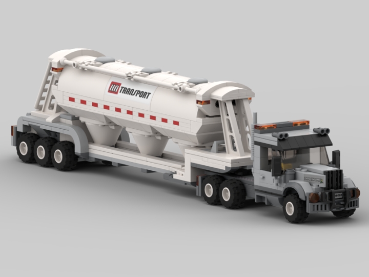 Transport Truck & Dry Bulk Trailer from BrickLink Studio [BrickLink]
