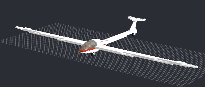 Glider, Sailpane from BrickLink Studio [BrickLink]