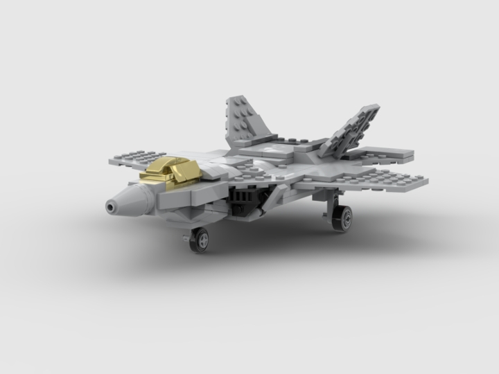F-22 Raptor mid scale from BrickLink Studio [BrickLink]