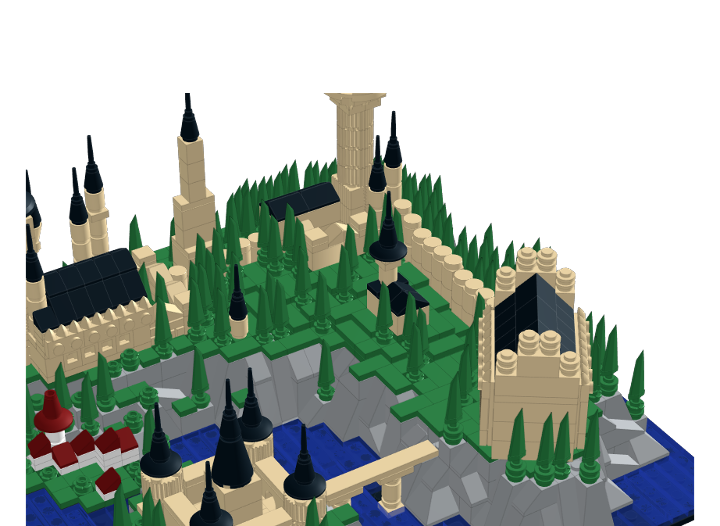 fantasy castle from BrickLink Studio [BrickLink]