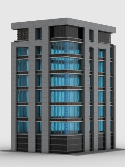 Modern Office Building from BrickLink Studio [BrickLink]