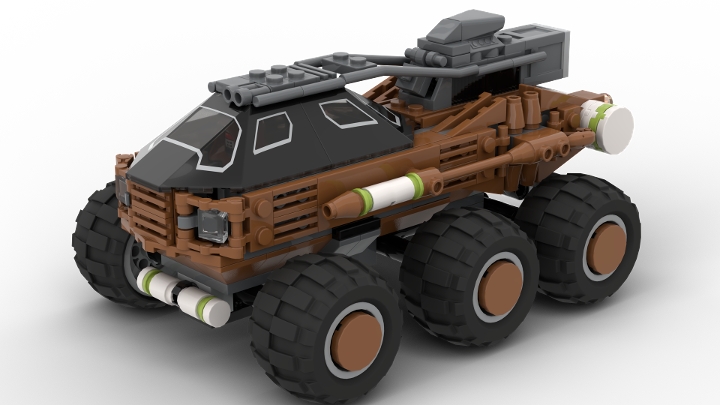 Utopia - MOC-22: Wasteland scavager's dessert transport from BrickLink ...