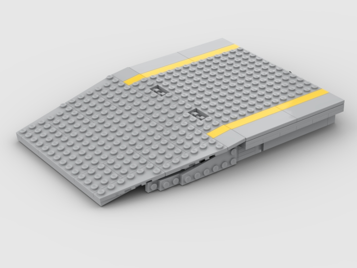 Modular Platform (Ramp End) from BrickLink Studio [BrickLink]