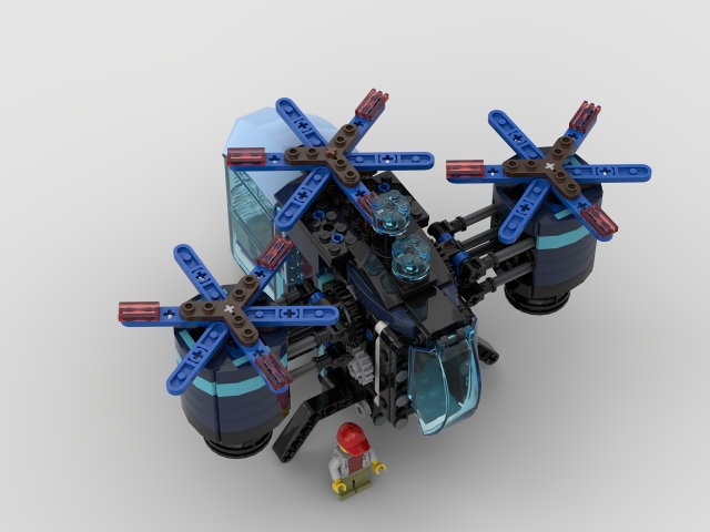 [Triple tilt-rotor helicopter] [BrickLink]