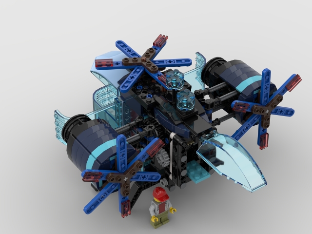 [Triple tilt-rotor helicopter] [BrickLink]
