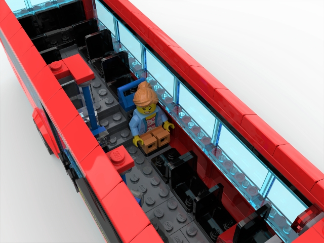 [City Bus and Bus Stop] [BrickLink]