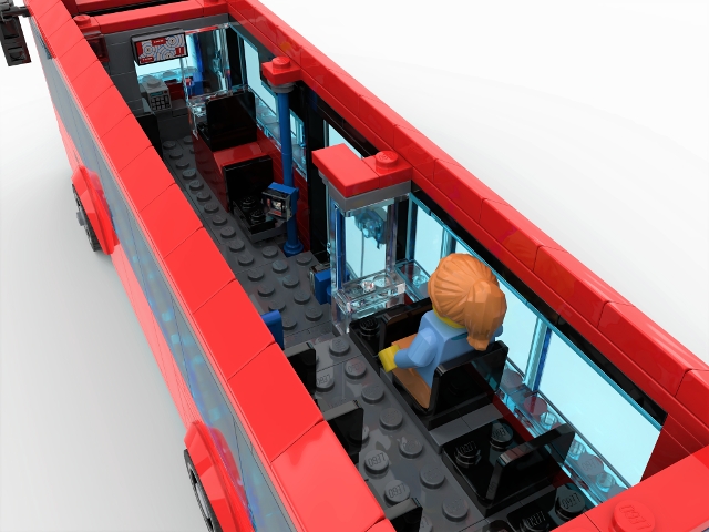 [City Bus and Bus Stop] [BrickLink]
