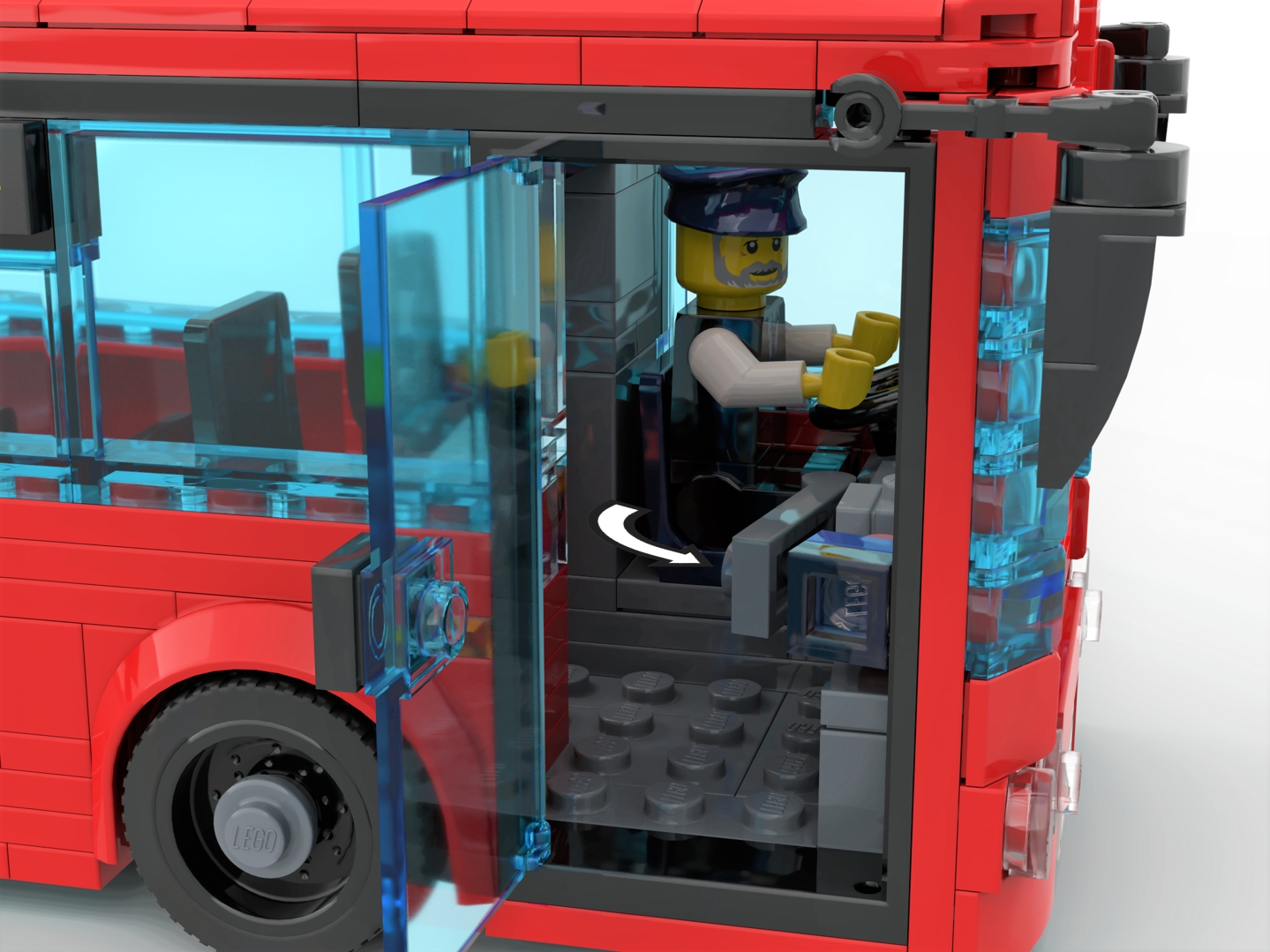 [City Bus and Bus Stop] [BrickLink]